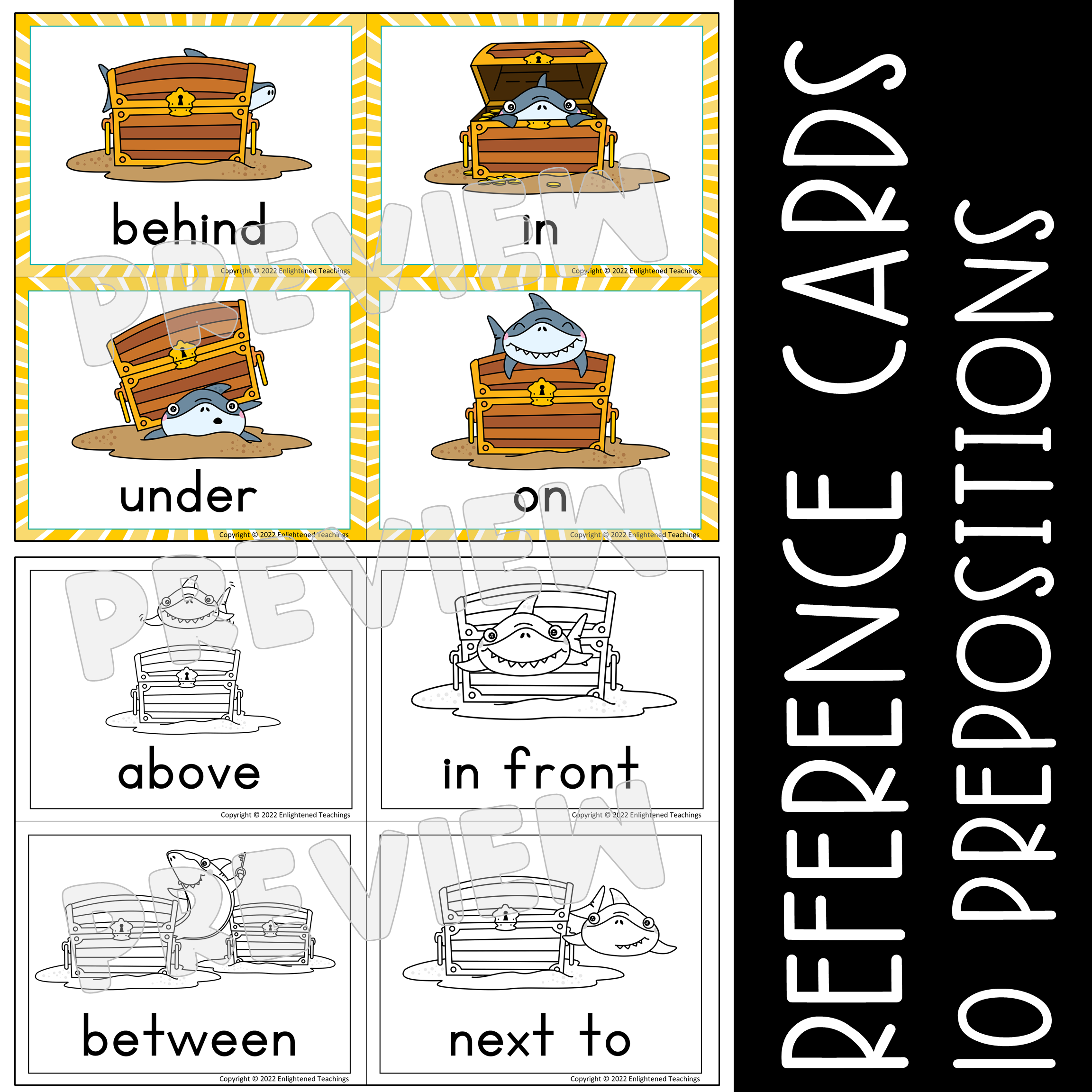Summer Prepositions Adapted Book Interactive Booklet Flash Cards ...