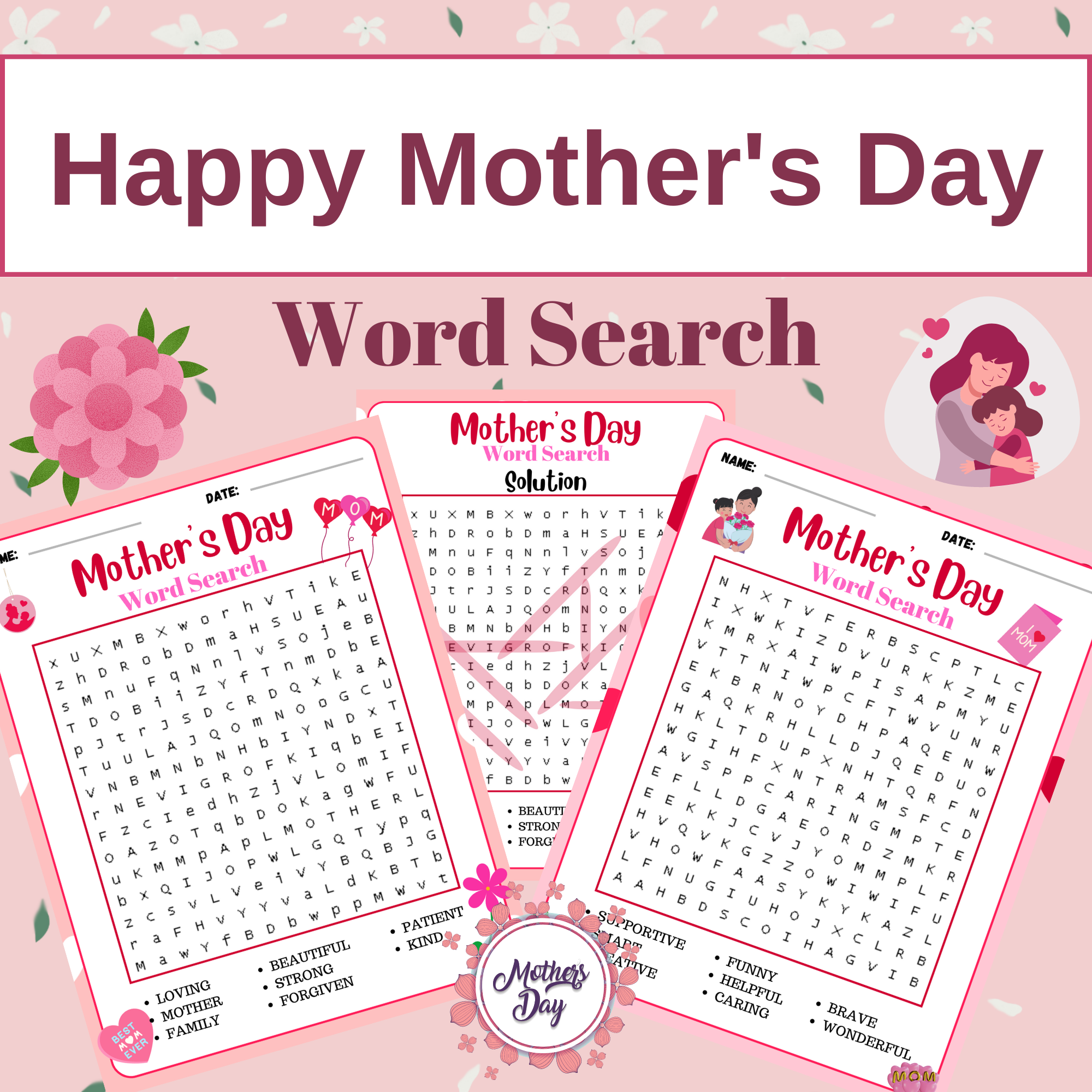 Mother's Day Word Search | Made By Teachers