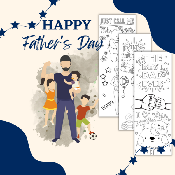 Father's Day coloring bookmarks | Made By Teachers