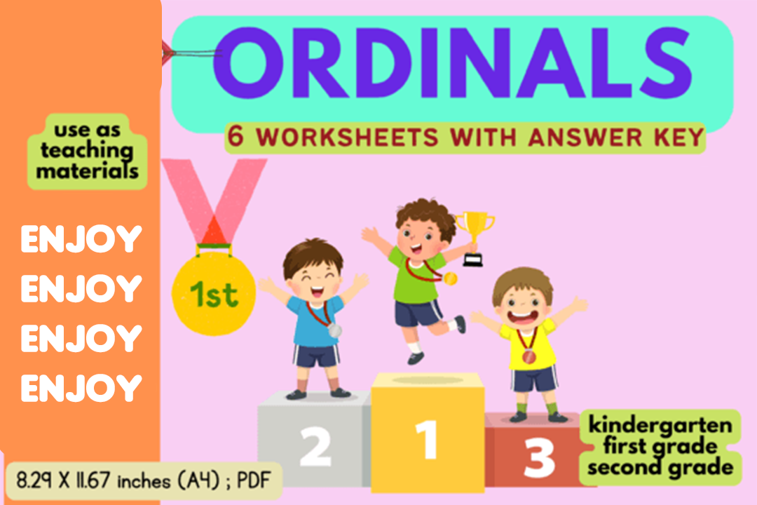 Ordinal Numbers Worksheet Clipart