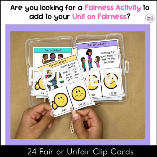 Fairness Clip Cards | Made By Teachers