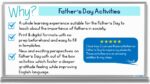 Father's Day Activities, Worksheets, Tasks and Crafts - Print and ...