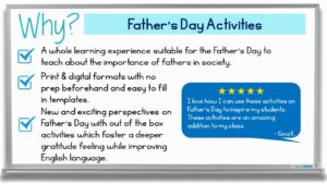 Father's Day Activities, Worksheets, Tasks and Crafts - Print and ...