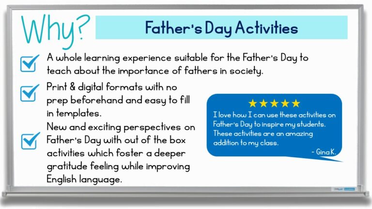Father's Day Activities, Worksheets, Tasks and Crafts - Print and ...