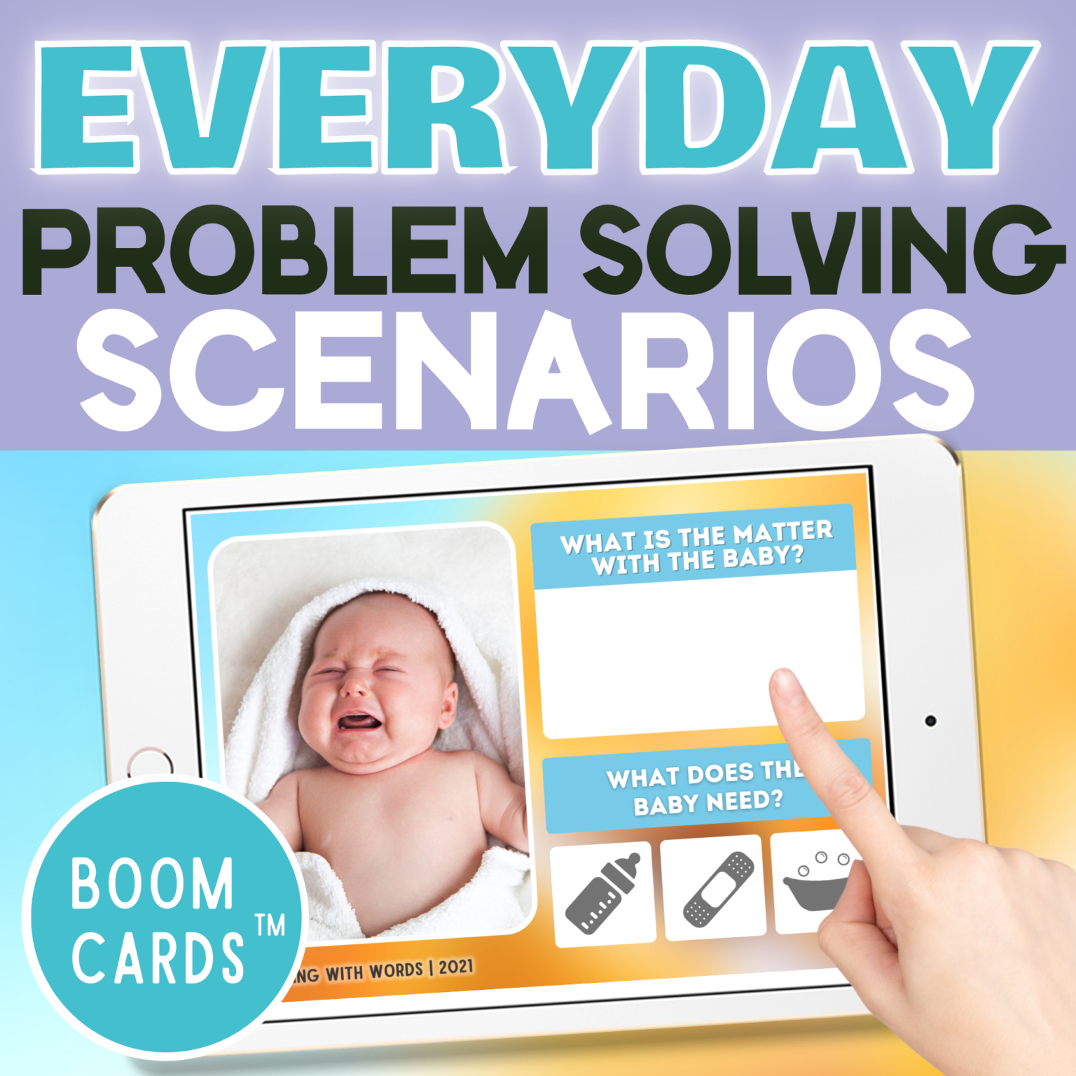 Problem Solving Scenarios for Speech Therapy - Everyday Scenes- BOOM ...