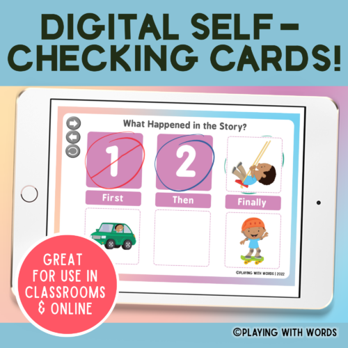 Sequencing 3 Events for Story Retell BOOM CARDS™ | Made By Teachers