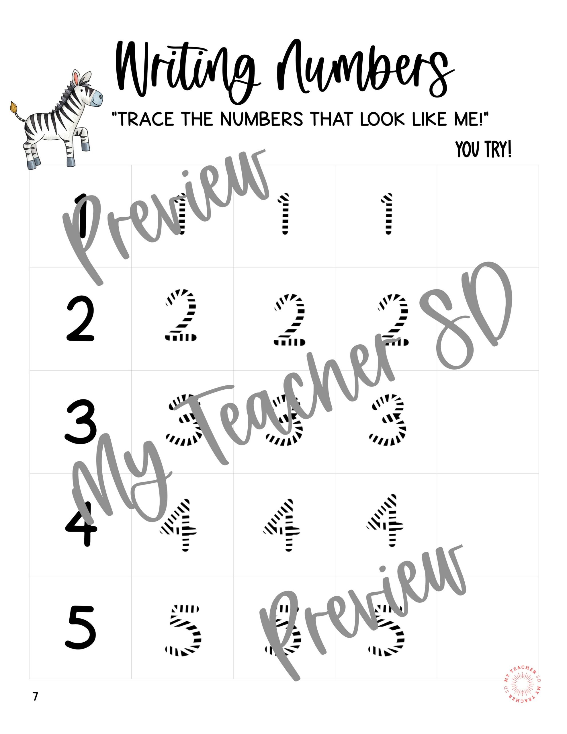 Safari Park Pack Tk-K | Made By Teachers