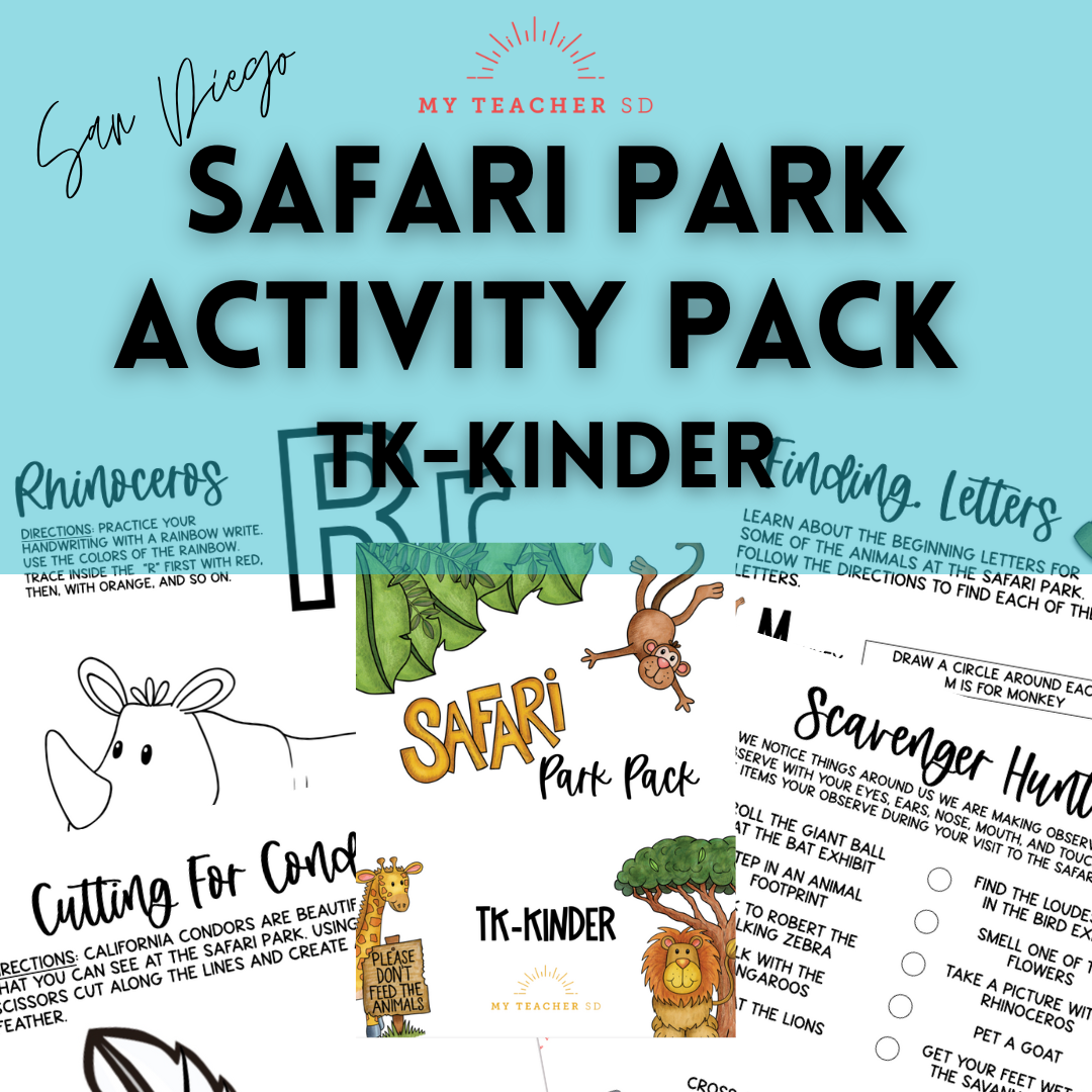 Safari Park Pack Tk-K | Made By Teachers