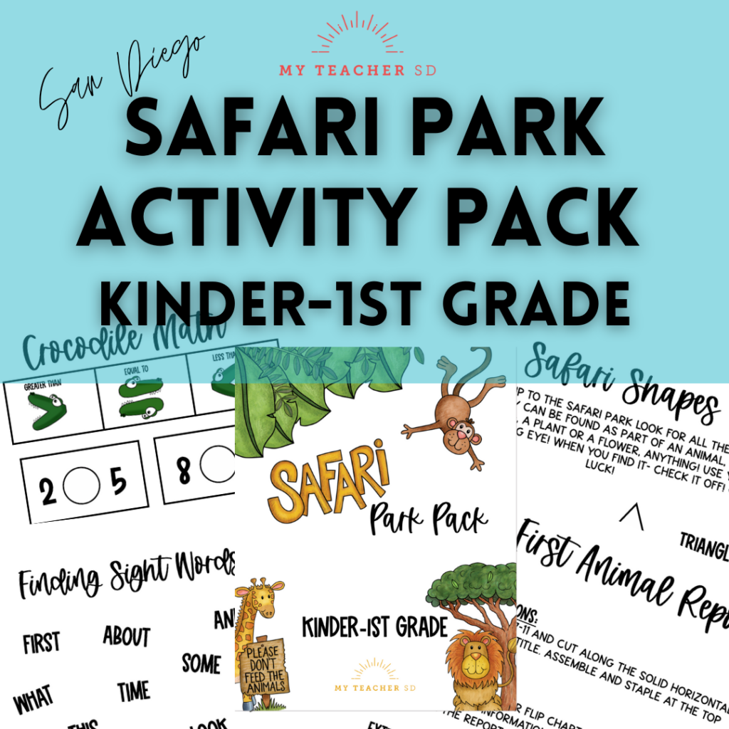 Safari Park Pack K-1st | Made By Teachers