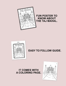 Taj Mahal Collaboration Poster | Made By Teachers