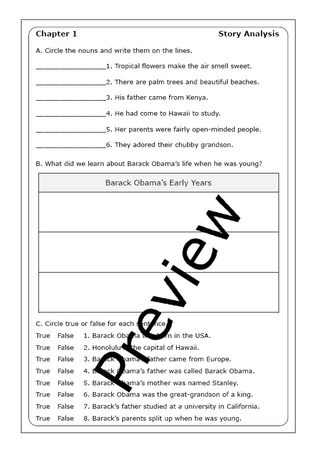 Roberta Edwards "Who Is Barack Obama?" worksheets | Made By Teachers