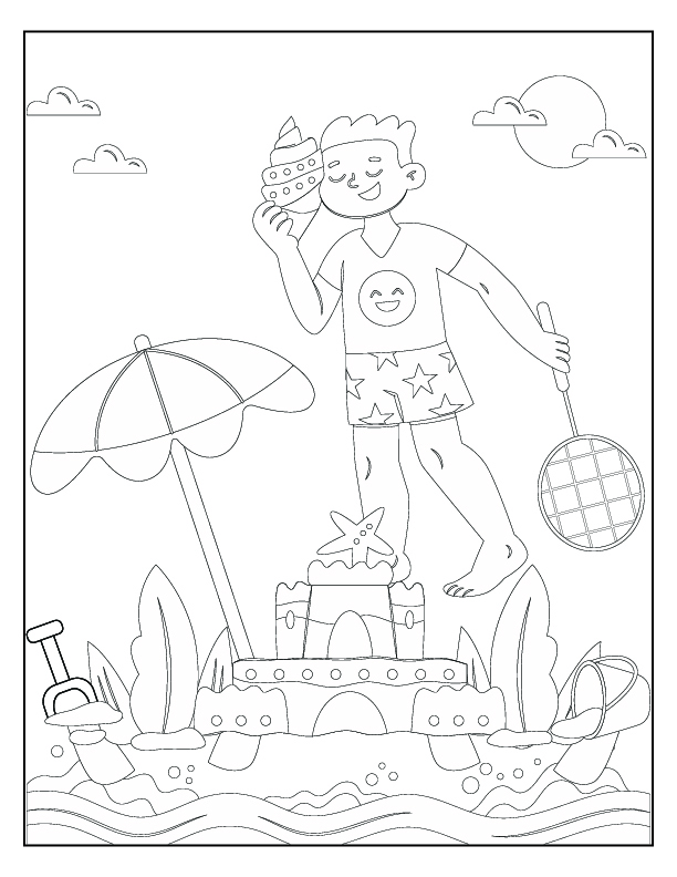 Experience the Joy of Summer with My Vibrant Coloring Book - Perfect ...