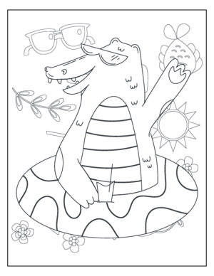 Experience the Joy of Summer with My Vibrant Coloring Book - Perfect ...