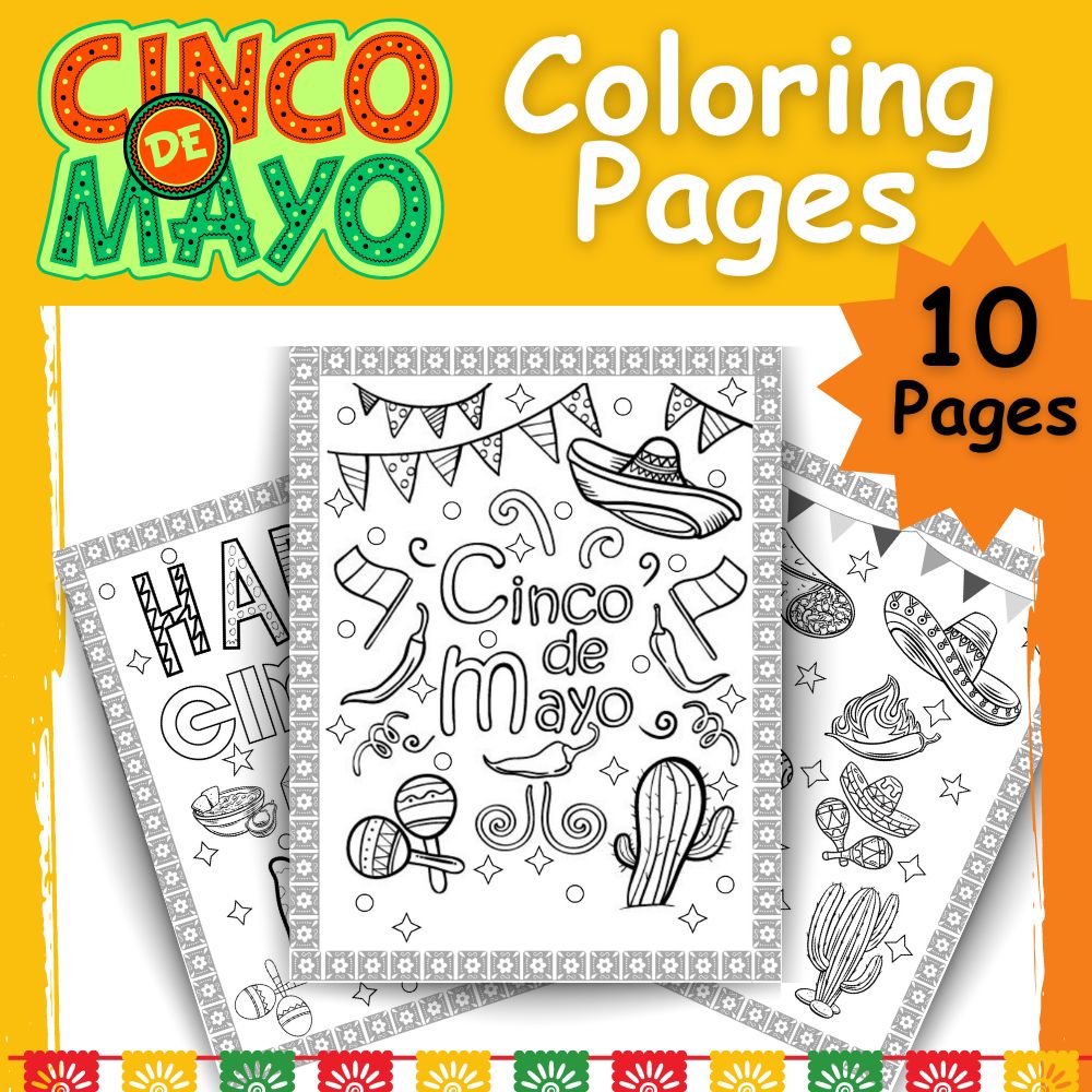 Cinco de Mayo Flashcards for Fun and Festive Learning (No Alcohol ...