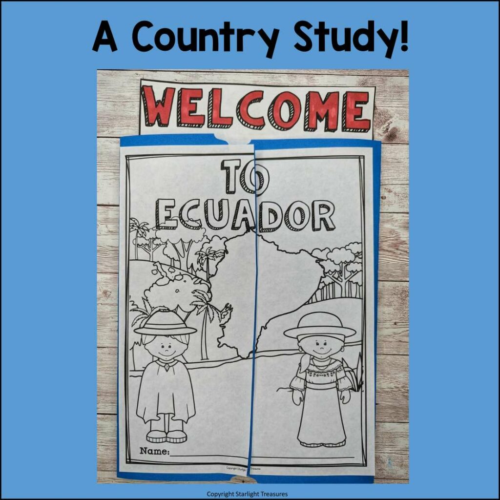 Ecuador Lapbook for Early Learners - A Country Study | Made By Teachers