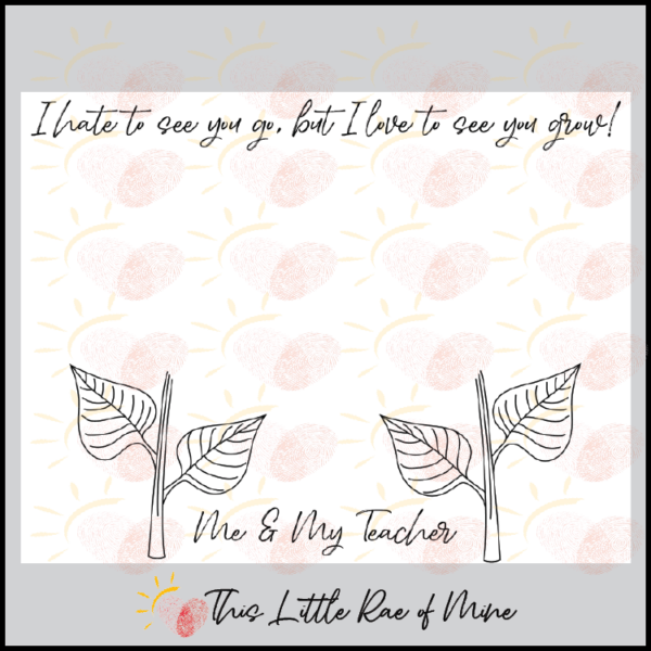 Me & My Teacher - end of school - flowers - Graduation Day | Made By ...