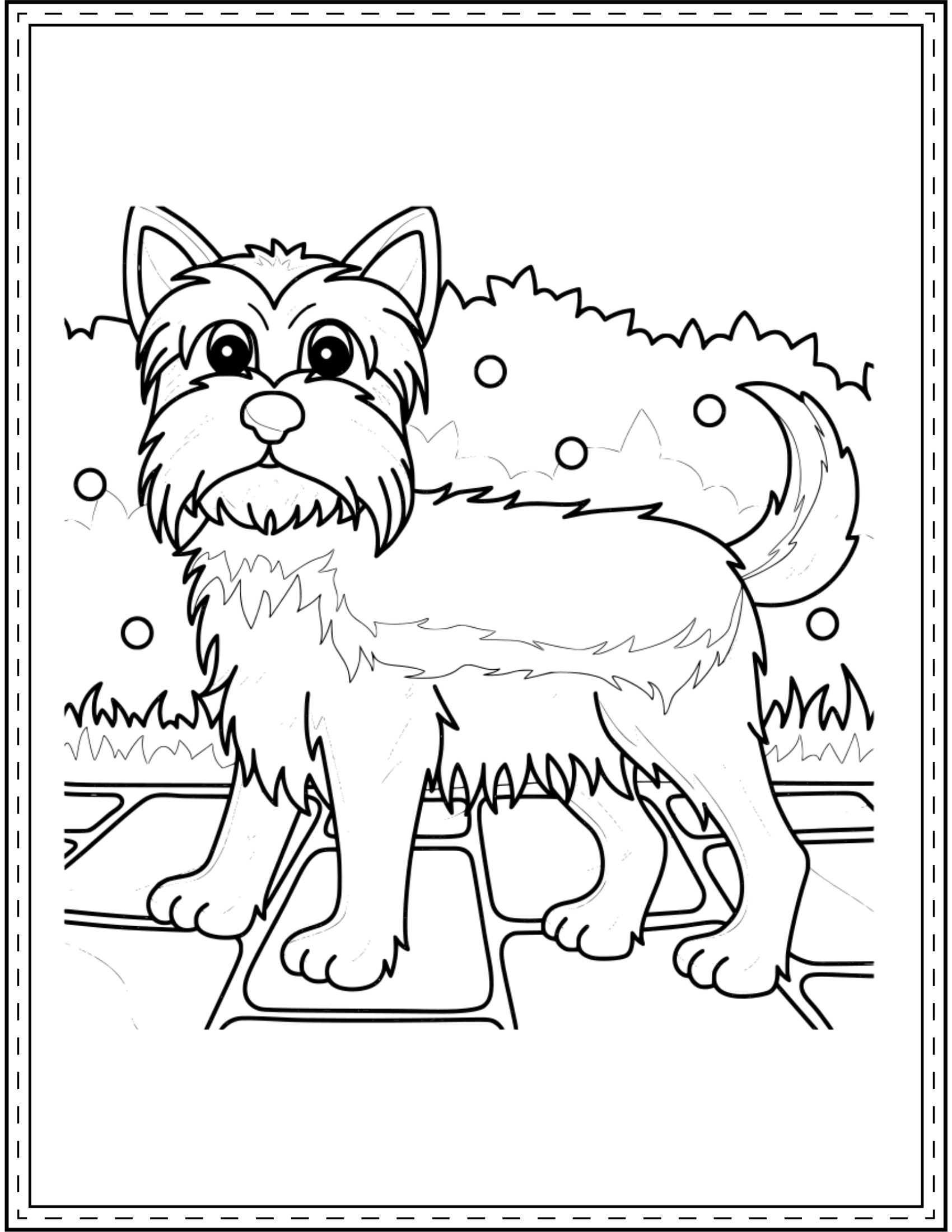 Unleash Your Creativity with Our Adorable Dog Coloring Book! | Made By ...