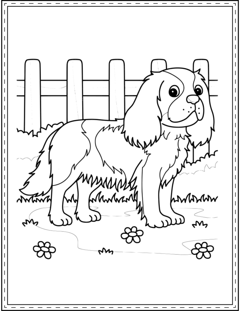 Unleash Your Creativity with Our Adorable Dog Coloring Book! | Made By ...