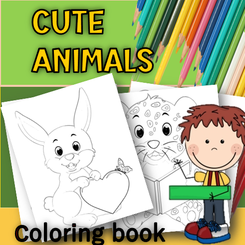 Get Ready to Aww and Inspire with Our Adorable Cute Animals Coloring ...