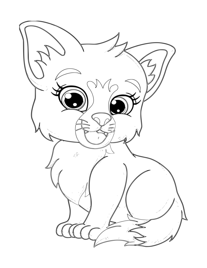 Get Ready to Aww and Inspire with Our Adorable Cute Animals Coloring ...