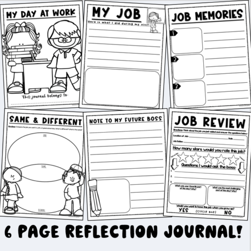 Take Your Child to Work Day Reflection Observation Sheet Activity ...