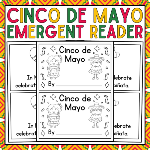 Cinco de Mayo Mini Book for Emergent Readers | Cinco de Mayo Emergent ...