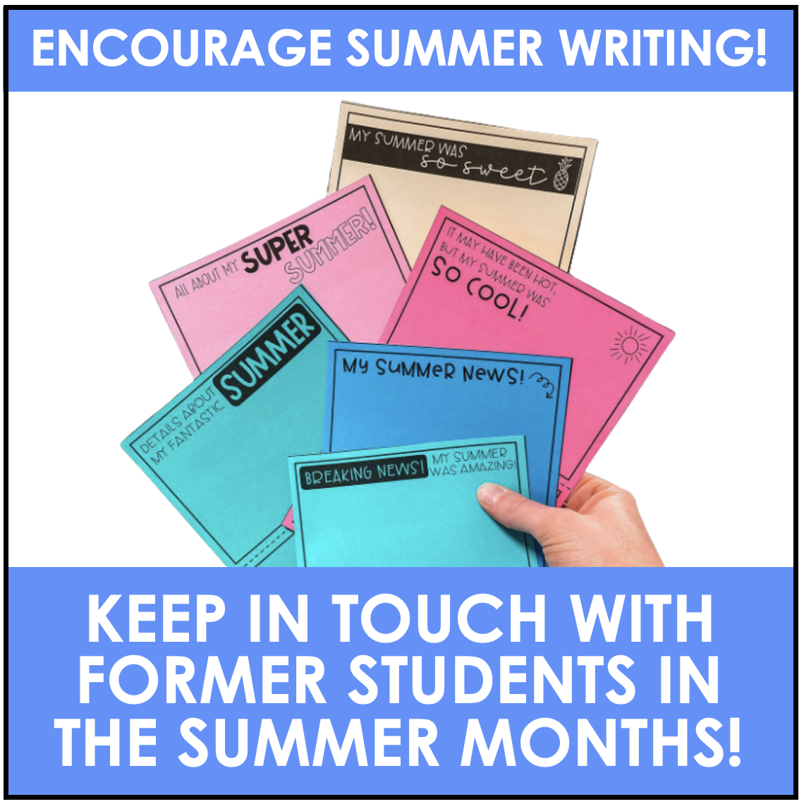 End of Year Activities Postcard for Summer Writing | Made By Teachers