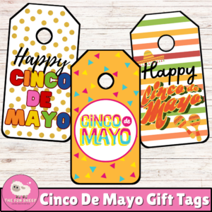 Cinco De Mayo Gift Tags | Happy Cinco de Mayo Gift Tags for Teacher and ...