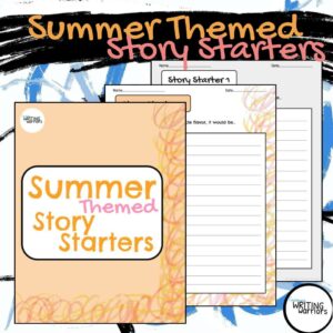 Summer Themed Story Starters Creative Writing Activity or Warm-Up for ...