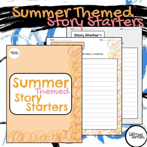 Summer Themed Story Starters Creative Writing Activity or Warm-Up for ...
