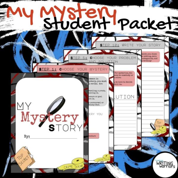 Fiction Writing - My Mystery Creative Writing Student Packet for Grades ...