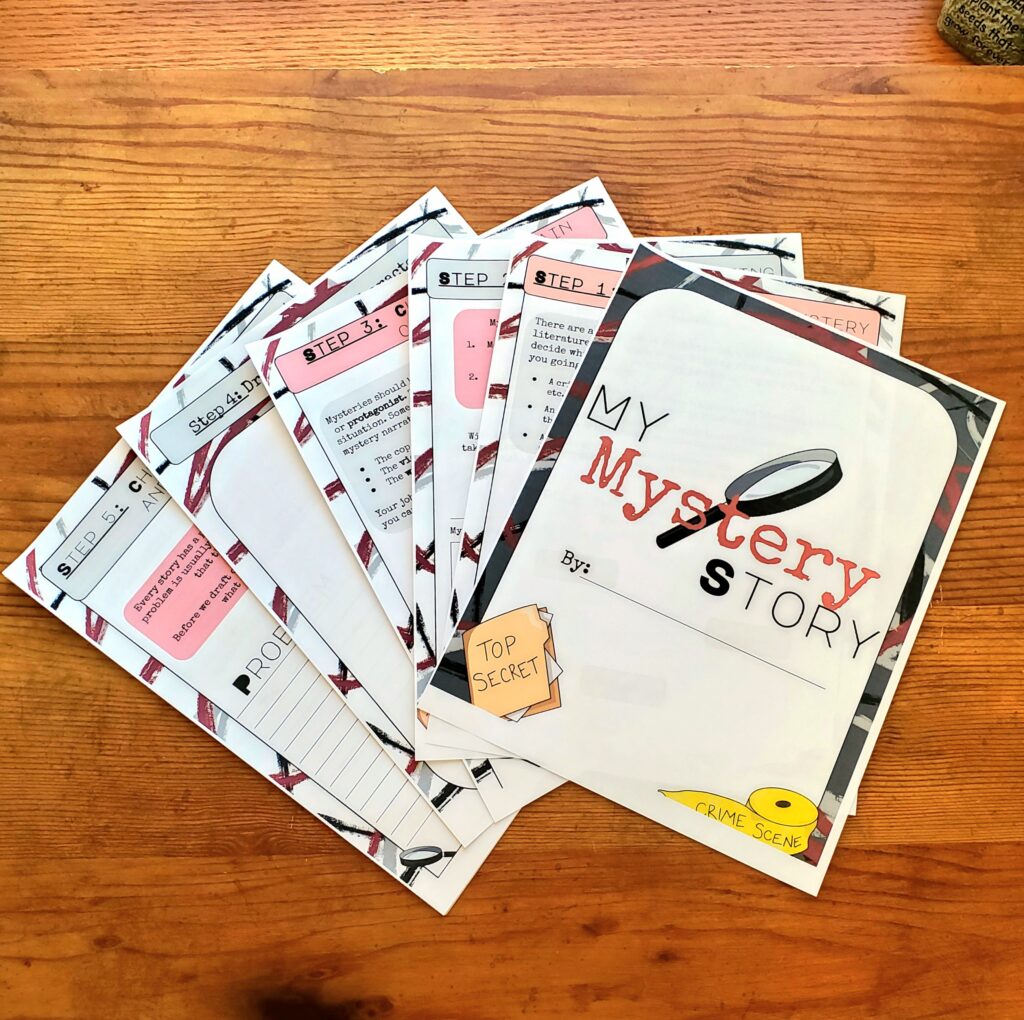 Fiction Writing - My Mystery Creative Writing Student Packet for Grades ...
