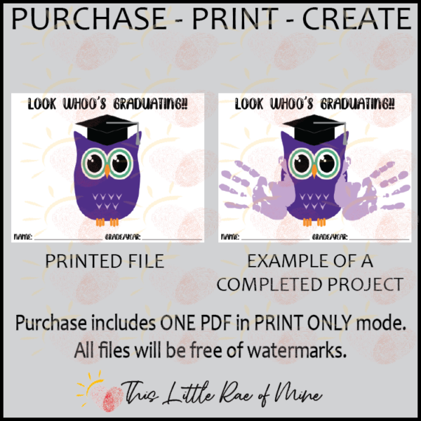 Owl - Graduation Day - Preschool - PreK kindergarten – keepsake | Made ...