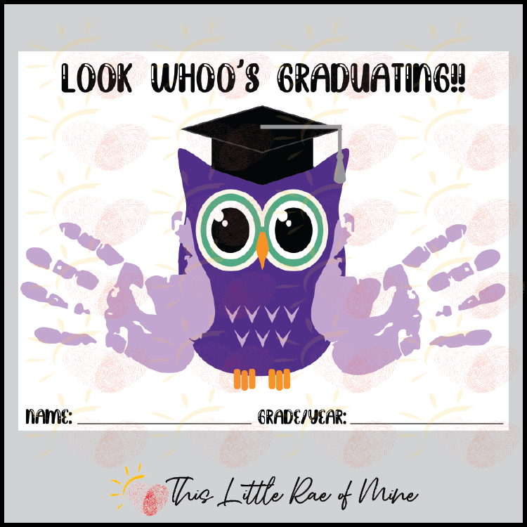 Owl - Graduation Day - Preschool - PreK kindergarten – keepsake | Made ...