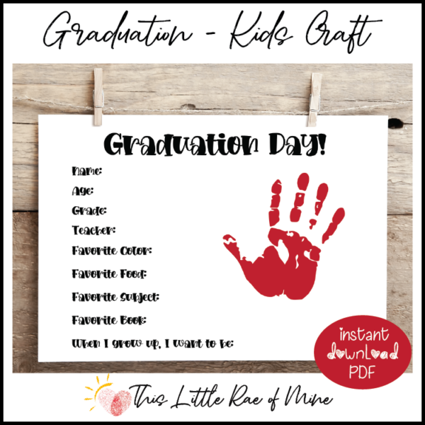 Graduation Day - Preschool - PreK kindergarten – keepsake | Made By ...