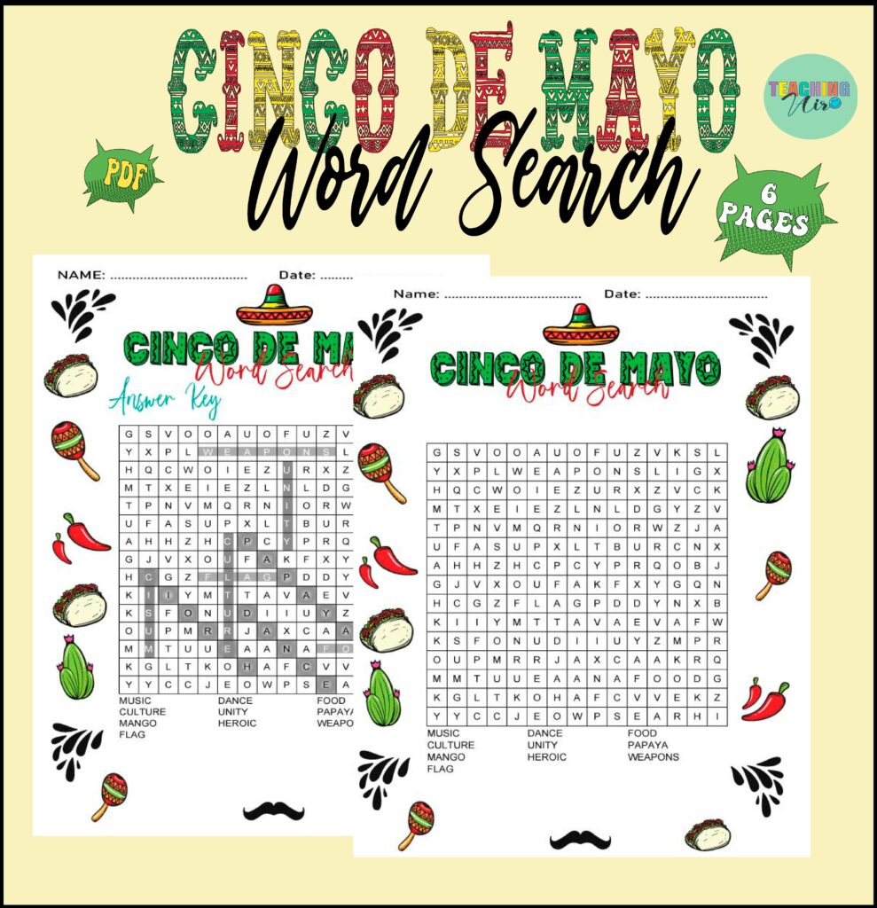 CINCO DE MAYO Bulletin Boards Cinco de mayo Posters for Classroom ...