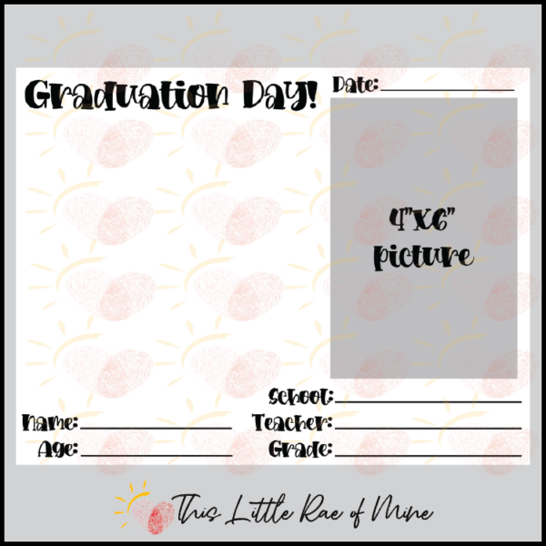 Graduation Day - Preschool - PreK kindergarten – keepsake | Made By ...