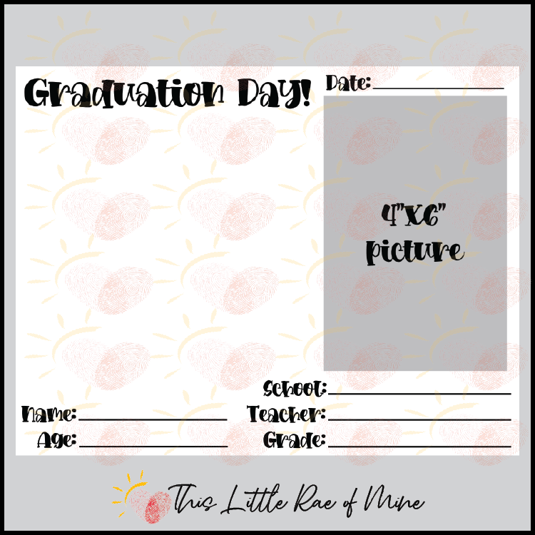 Graduation Day - Preschool - PreK kindergarten – keepsake | Made By ...