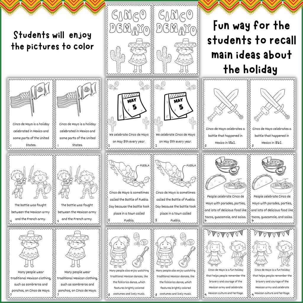 Cinco de mayo Emergent reader, All about cinco de mayo | Made By Teachers