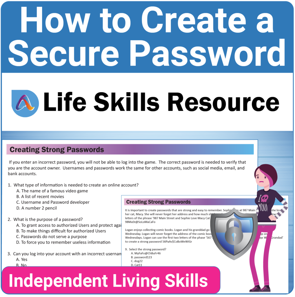 Practical Life Skills - How to Create a Strong Password | Made By Teachers