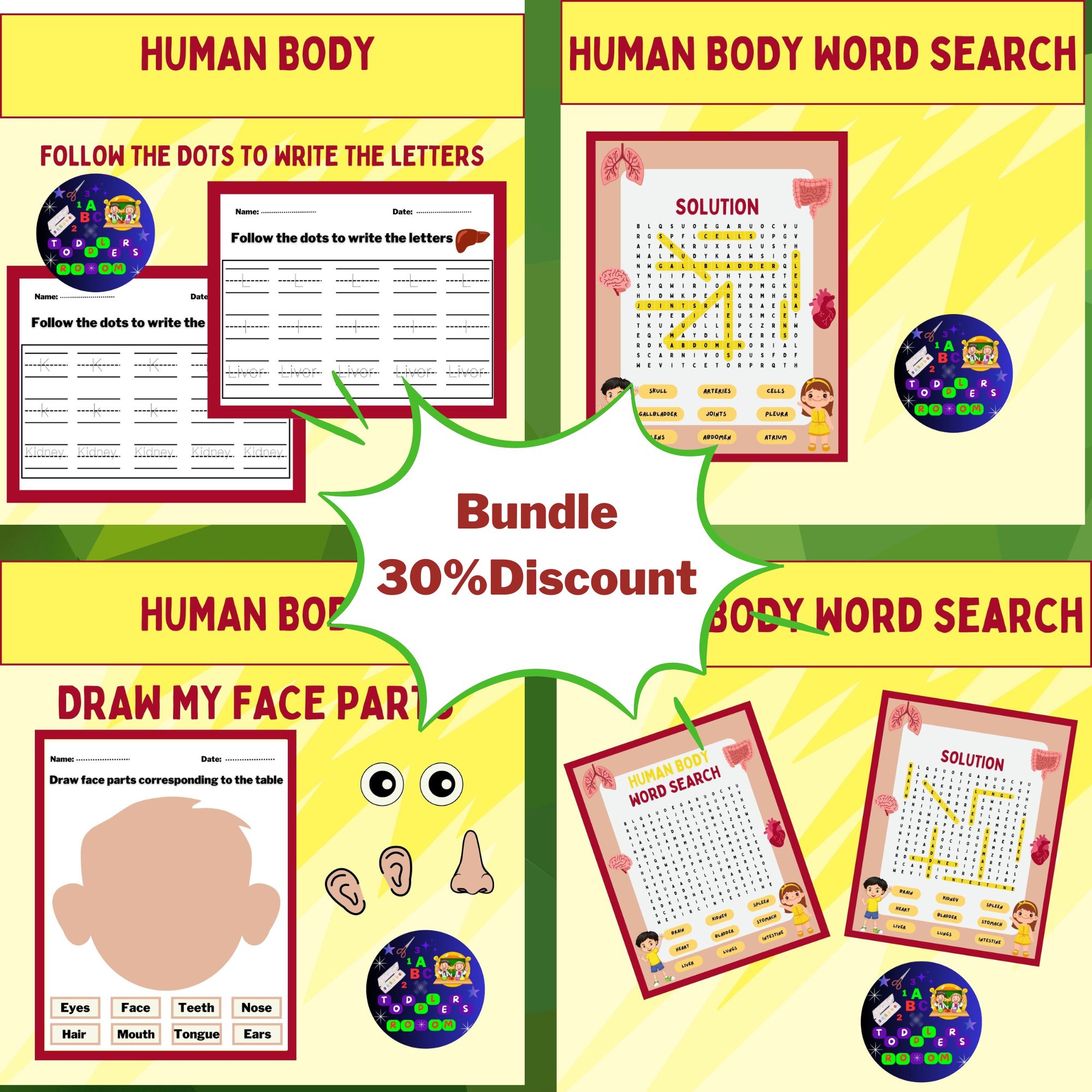 HUMAN BODY COLLECTION | Made By Teachers