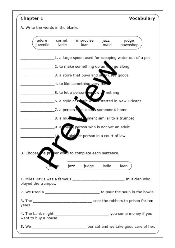Yona Zeldis McDonough "Who Was Louis Armstrong?" worksheets | Made By ...