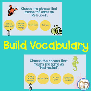 Prefix Suffix Game Google Slides Video Game | Made By Teachers