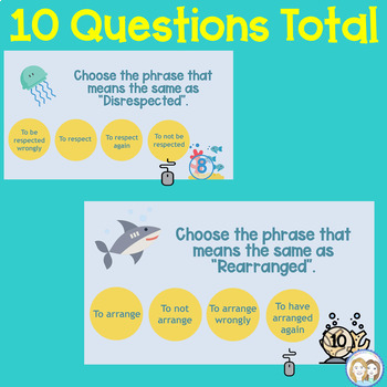 Prefix Suffix Game Google Slides Video Game | Made By Teachers