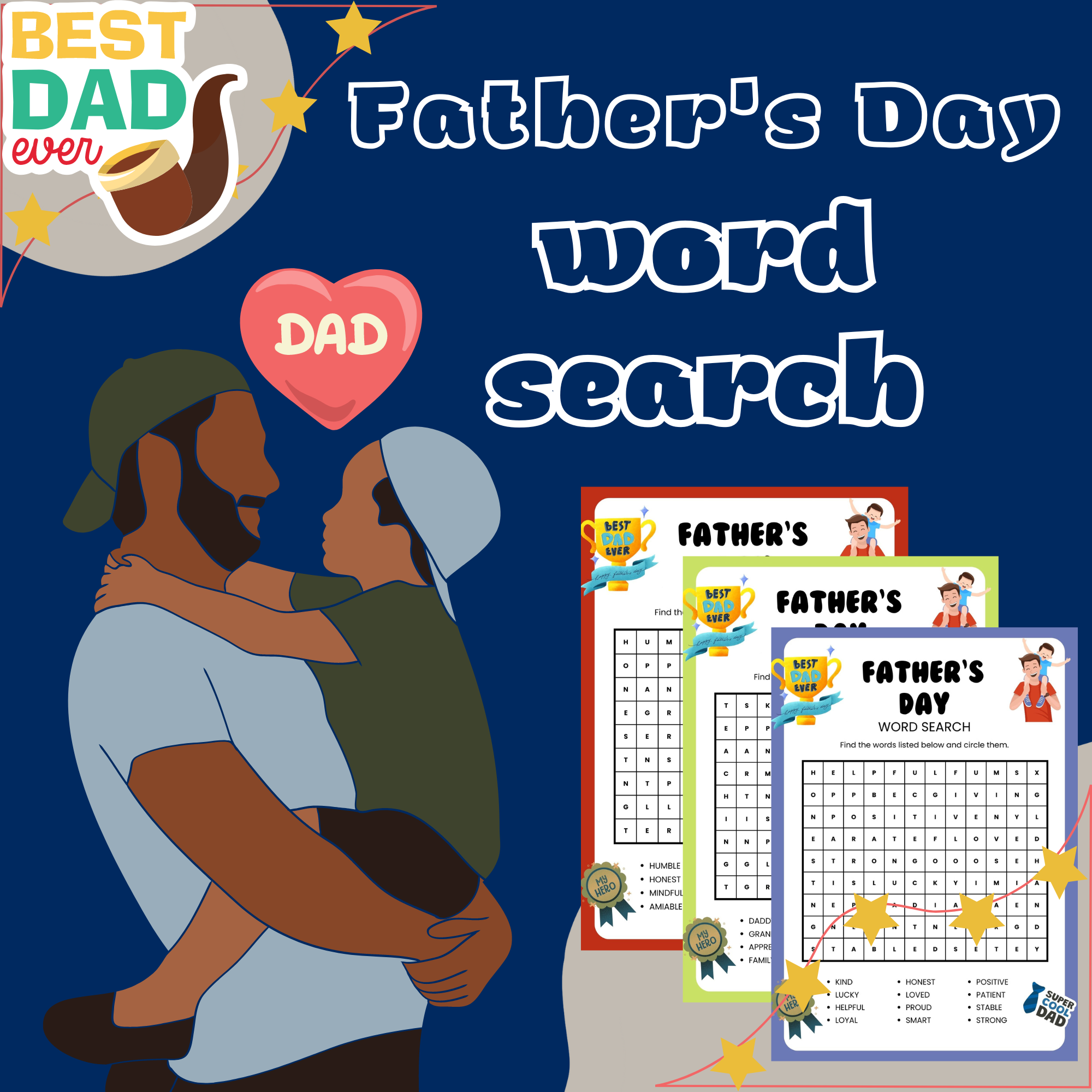 Father's Day word search | Made By Teachers