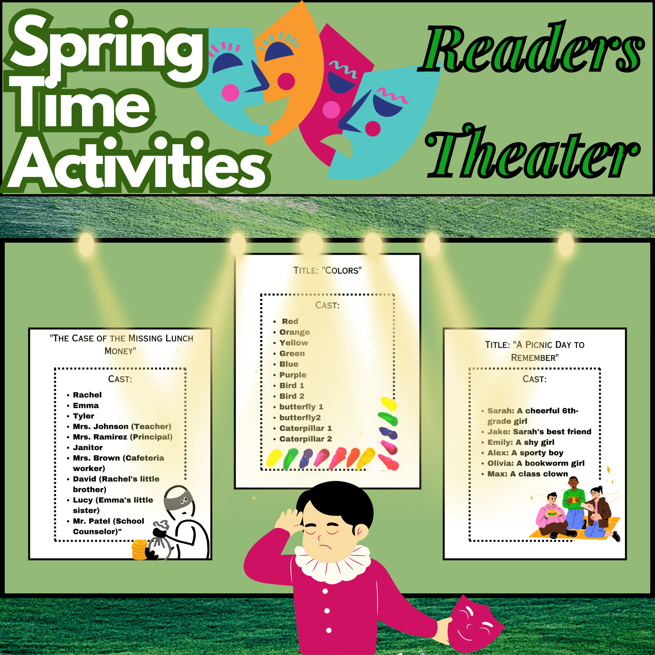 Spring Time Activities | Readers Theater For 4th to 6th grades | Made ...
