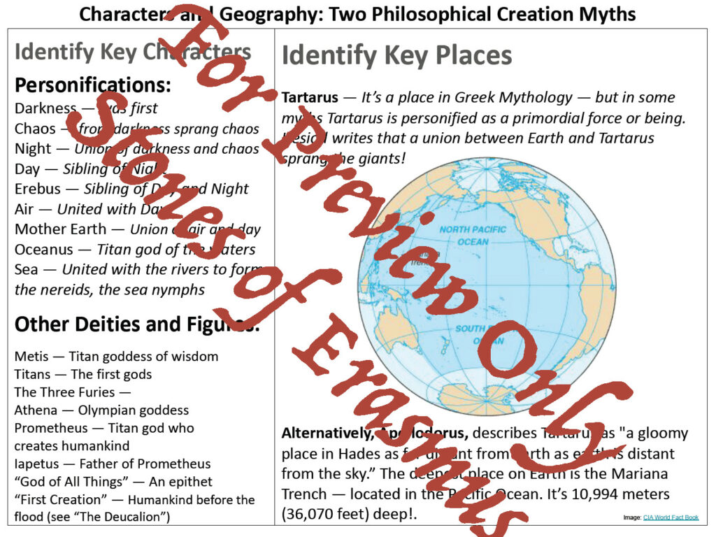 Orphic and Homeric Creation Myths: Mythology Series (Copy) | Made By ...