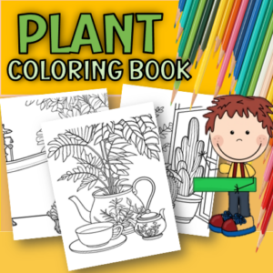 Discover the Beauty of Nature with our Plant Coloring Book | Made By ...