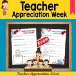 teacher appreciation week FREE - End of the School Year- We Love Our ...
