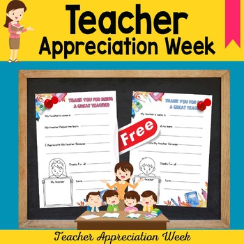 teacher appreciation week FREE - End of the School Year- We Love Our ...
